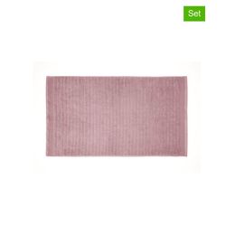 HNL 2er-Set: Handt&uuml;cher "Prestige" in Rosa - 53% | Gr&ouml;&szlig;e 50x100 cm | Badtextilien