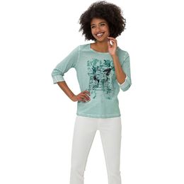 Heine Longsleeve in Mint - 72% | Gr&ouml;&szlig;e 48 | Damen-tops