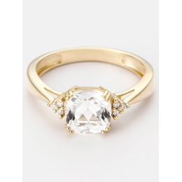 CARATELLI Gold-Ring "S&eacute;r&eacute;nade" mit Diamanten - 71% | Gr&ouml;&szlig;e 56 | Schmuck