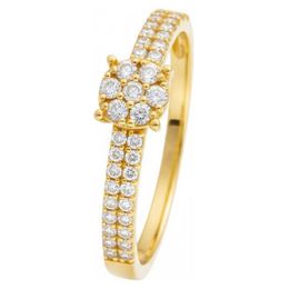 CARATELLI Gold-Ring "Magana" mit Diamanten - 68% | Gr&ouml;&szlig;e 54 | Schmuck