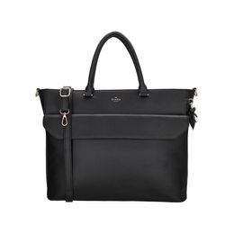 Charm Businesstasche "Cambridge" in Schwarz - (B)46 x (H)32 x (T)13 cm - 64% | Damen-taschen