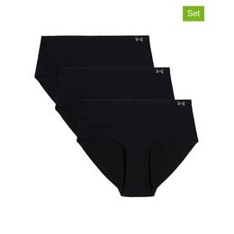 Under Armour 3er-Set: Pantys "Pure Stretch" in Schwarz - 56% | Gr&ouml;&szlig;e XS | Damen-unterteile