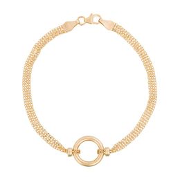 CARATELLI Gold-Armkette "Rounda" mit Schmuckelement - 67% | Schmuck