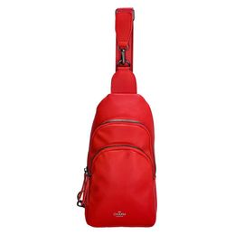 Charm Brustbeutel "New York" in Rot - (B)16 x (H)29 x (T)7 cm - 62% | Damen-koffer-reisegepaeck