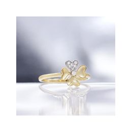 CARATELLI Gold-Ring "Dites-le avec une Fleur" mit Diamanten - 77% | Gr&ouml;&szlig;e 56 | Schmuck