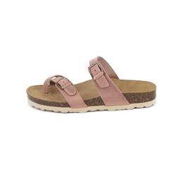 BABUNKERS Family Leder-Zehentrenner in Rosa - 56% | Gr&ouml;&szlig;e 38 | Damen-sandalen