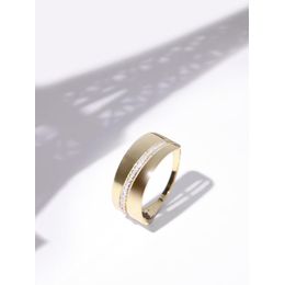 CARATELLI Gold-Ring "Madison" mit Diamanten - 73% | Gr&ouml;&szlig;e 54 | Schmuck