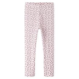 name it Leggings "Tenna" in Rosa/ Schwarz - 46% | Gr&ouml;&szlig;e 122 | Kinderhosen