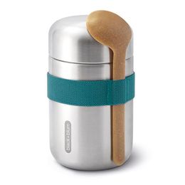 Black+Blum Thermo-Lunchbecher "Food Flask" in Silber/ Blau - 400 ml - 28% | Damen-outdoor-ausruestung