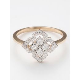 CARATELLI Gold-Ring "Lullaby" mit Diamanten - 64% | Gr&ouml;&szlig;e 56 | Schmuck