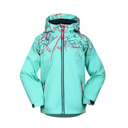 Peek U Regenjacke "Marlo" in T&uuml;rkis - 46% | Gr&ouml;&szlig;e 164 | Kinder-outdoor-jacken