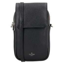 Charm Leder-Handytasche in Schwarz - (B)12 x (H)22 x (T)6 cm - 66% | Damen-handytaschen