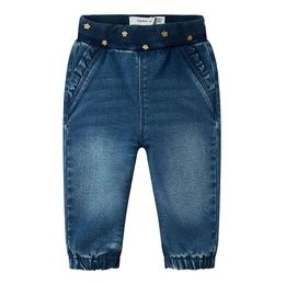 name it Jeans "Rose" in Blau - 44% | Gr&ouml;&szlig;e 74 | Babyhosen