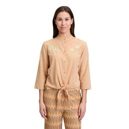 Cartoon Bluse in Beige - 68% | Gr&ouml;&szlig;e 40 | Damen-blusen