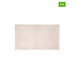 HNL 2er-Set: Handt&uuml;cher "Prestige" in Creme - 56% | Gr&ouml;&szlig;e 50x100 cm | Badtextilien