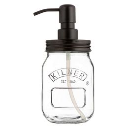 Kilner Seifenspender in Transparent/ Schwarz - 500 ml - 39% | Badezimmer-accessoires