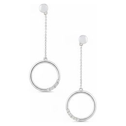 CARATELLI Wei&szlig;gold-Ohrstecker "Alexa" mit Diamanten - 75% | Schmuck