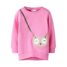 name it Sweatshirt in Pink - 44% | Gr&ouml;&szlig;e 92 | Kinder-sweatshirts-jacken