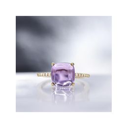CARATELLI Gold-Ring "Rose Drag&eacute;e" mit Diamanten - 75% | Gr&ouml;&szlig;e 56 | Schmuck