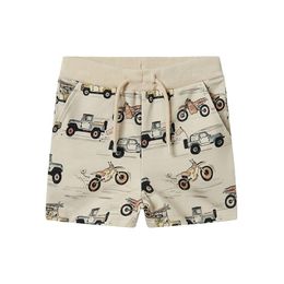 name it Sweatshorts "Hekar" in Beige - 45% | Gr&ouml;&szlig;e 128 | Kinderhosen
