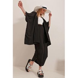 Trend Alacati 2tlg. Outfit "Trend Ala&ccedil;at Stili" in Schwarz - 24% | Damen-pullover-cardigans