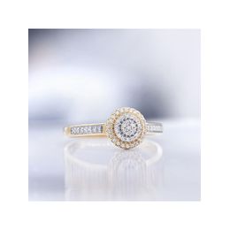 CARATELLI Gold-Ring "Lucinda" mit Diamanten - 75% | Gr&ouml;&szlig;e 58 | Schmuck