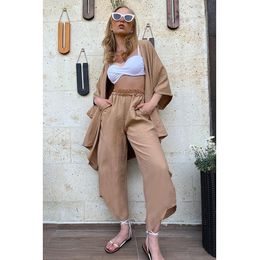 Trend Alacati 2tlg. Outfit "Trend Ala&ccedil;at Stili" in Beige - 59% | Damen-pullover-cardigans