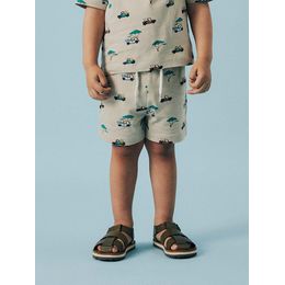 name it Shorts "Jivan" in Beige/ T&uuml;rkis - 57% | Gr&ouml;&szlig;e 128 | Kinderhosen