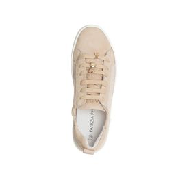 Patrizia Pepe Leder-Sneakers in Beige - 58% | Gr&ouml;&szlig;e 36 | Damen-sneakers