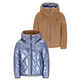 Like Flo Wende-Winterjacke in Hellblau/ Hellbraun - 58% | Gr&ouml;&szlig;e 122/128 | Kinderjacken