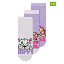 name it 3er-Set: Socken "Paw Patrol" in Lila - 46% | Gr&ouml;&szlig;e 19-21 | Babysocken-strumpfhosen