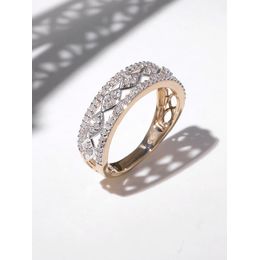 CARATELLI Gold-Ring "Sumptuous" mit Diamanten - 73% | Gr&ouml;&szlig;e 52 | Schmuck