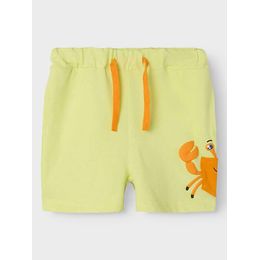 name it Sweatshorts "Zakko" in Gelb - 40% | Gr&ouml;&szlig;e 104 | Kinderhosen