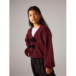 name it Cardigan "Frina" in Rot - 45% | Gr&ouml;&szlig;e 158/164 | Kinder-pullover