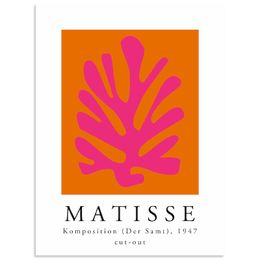 Artland Wandbild &raquo;Matisse Komposition - cut-out pink&laquo; Muster 1 Stk. tlg. als Alubild, Leinwandbild, Poster, Wandaufkleber in verschied. Gr&ouml;&szlig;en Alu Dibond