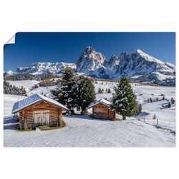Artland Wandbild &raquo;Herbst auf der Seiser Alm S&uuml;dtirol&laquo; Vier Jahreszeiten Bilder 1 Stk. tlg. als Alubild, Leinwandbild, Poster, Wandaufkleber in verschied. 