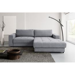WERK2 Ecksofa &raquo;Indiana inkl. Bettfunktion & Bettkasten, bequem, Breite 270cm, L-Form&laquo; Moderne, elegante Polsterecke, Komfortpolsterung und losen 