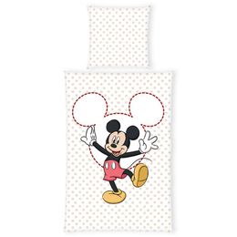 Herding Mickey, Mehrfarbig, Textil, 135x200 cm, Oeko-Tex&reg; Standard 100, pflegeleicht, hautfreundlich, schadstoffgepr&uuml;ft, Schlaftextilien, Bettw&auml;sche, Kinderbettw&auml;sche