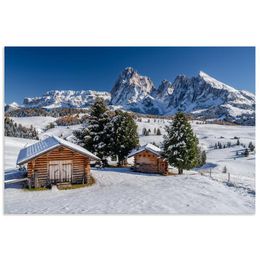 Artland Wandbild &raquo;Herbst auf der Seiser Alm S&uuml;dtirol&laquo; Vier Jahreszeiten Bilder 1 Stk. tlg. als Alubild, Leinwandbild, Poster, Wandaufkleber in verschied. 