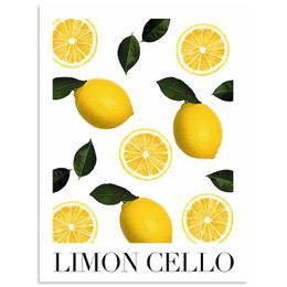 Artland Wandbild &raquo;Limon Cello&laquo; Arrangements 1 Stk. tlg. als Alubild, Leinwandbild, Poster, Wandaufkleber in verschied. Gr&ouml;&szlig;en Alu Dibond