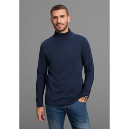 Bruno Banani Herren Rollkragenshirt auch zum Unterziehen blau 3XL (64/66)