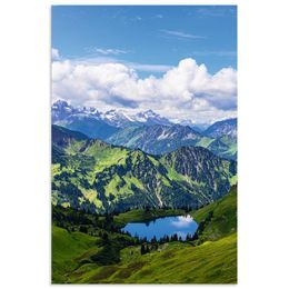 Artland Wandbild &raquo;Nebelhorn bei Obersdorf Alpen Seealpsee&laquo; Berge & Alpenbilder 1 Stk. tlg. als Alubild, Leinwandbild, Poster, Wandaufkleber in verschied. 