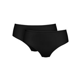 Mey Damen High-Waist-Slip &raquo;Pure Sense&laquo; 2er Pack, Taillensitz schwarz XXS (XS)