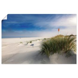 Artland Wandbild &raquo;Strandidylle&laquo; Strandbilder 1 Stk. tlg. als Alubild, Leinwandbild, Poster, Wandaufkleber in verschied. Gr&ouml;&szlig;en Papier