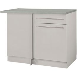 Wiho-K&uuml;chen wiho K&uuml;chen Eckunterschrank &raquo;Chicago, TOPSELLER&laquo; 110 cm breit, f&uuml;r eine optimale Raumnutzung beige