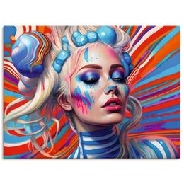 Artland Wandbild &raquo;Psychedelisch blond II&laquo; Bilder von Frauen 1 Stk. tlg. als Alubild, Leinwandbild, Poster, Wandaufkleber in verschied. Gr&ouml;&szlig;en Leinwand