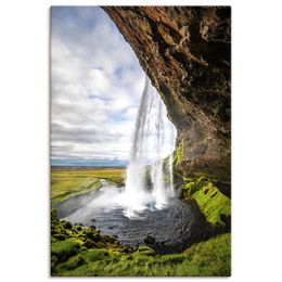 Artland Wandbild &raquo;Wasserfall Seljalandsfoss auf Island&laquo; Wasserfallbilder 1 Stk. tlg. als Alubild, Leinwandbild, Poster, Wandaufkleber in verschied. Gr&ouml;&szlig;en 