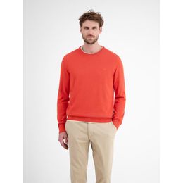 Lerros Herren Lerros Strickpullover &raquo;Herren Basic Strickpullover&laquo; rot L