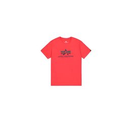 Alpha Industries Herren T-Shirt &raquo;Basic T-Shirt BL Rainbow Ref.&laquo; rot S