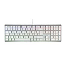 CHERRY XTRFY Gaming-Tastatur &raquo;MX 3.1 RGB WHITE / DE&laquo; (ergonomische Form) Konfigurierbare Beleuchtung wei&szlig;